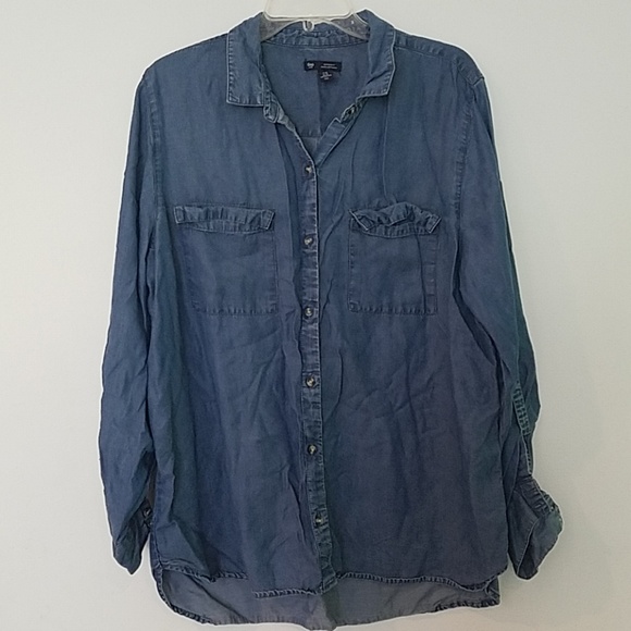 GAP | Tops | Womens Gap Denim Button Up | Poshmark